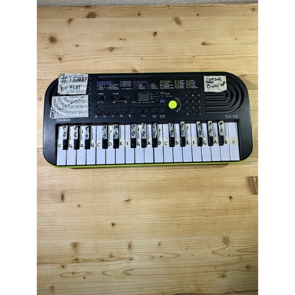 Casio | Video Games & Consoles | Casio Sa46 Mini Piano Keyboard Black ...